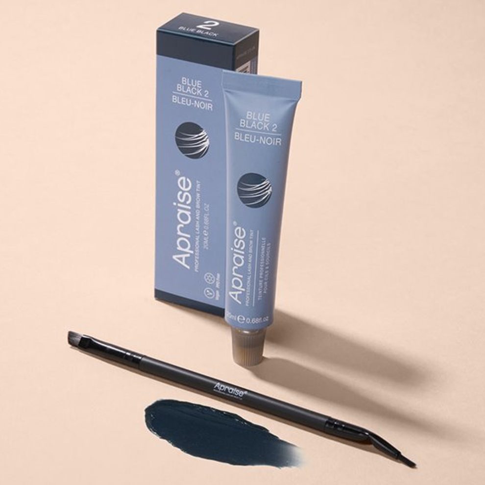 Vopsea gene si sprâncene Apraise Blue Black 2 20 ml - SalonPro